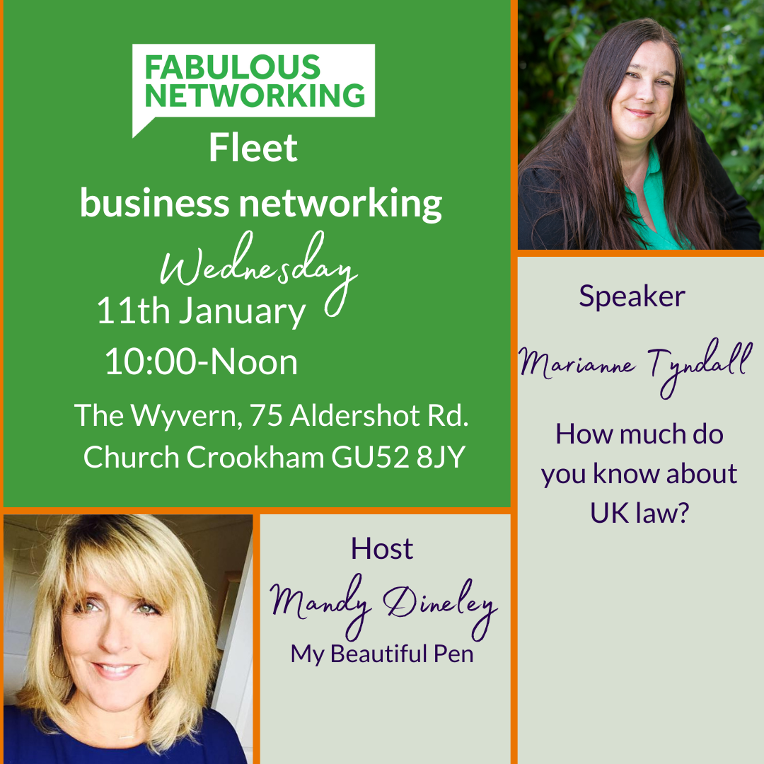 Fleet in person business networking January 2023 - Fabulous Networking