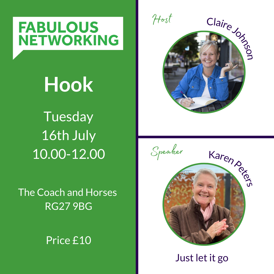 Hook in person business networking 16th July 2024 - Fabulous Networking